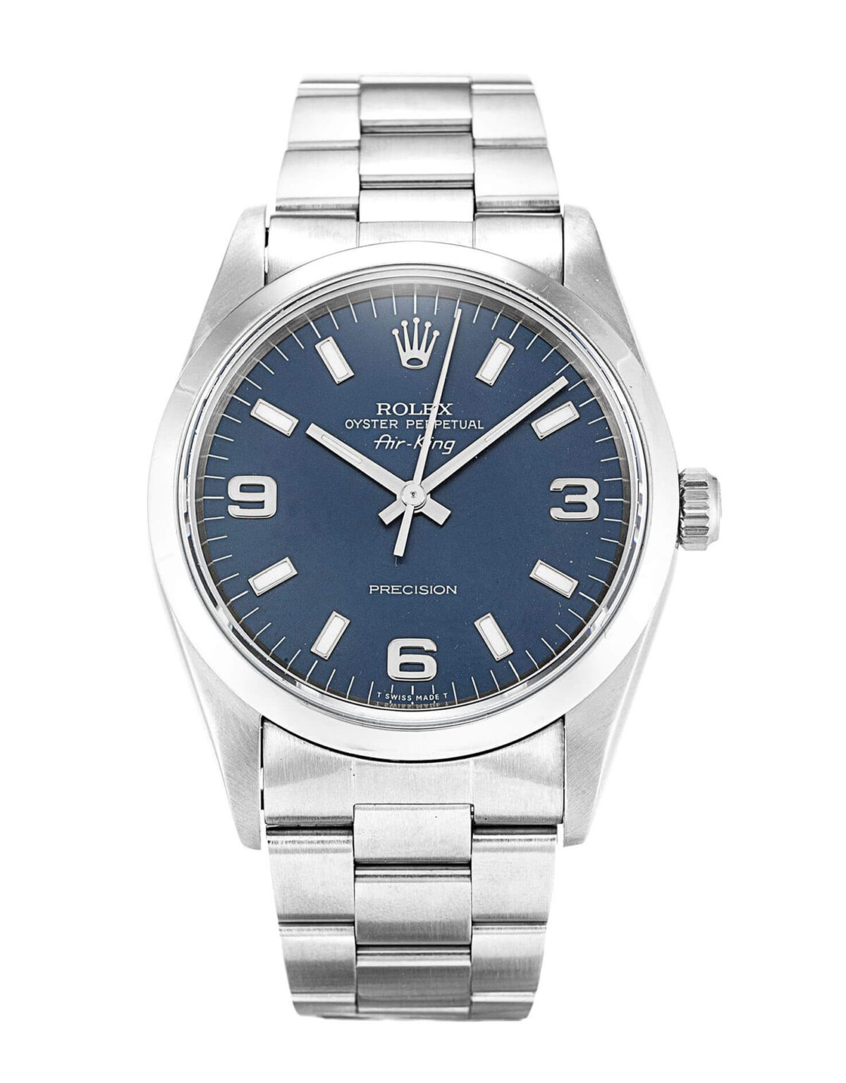 Simple Rolex Replica Air-King 14000 34mm Blue Dial | Top Swiss Replica ...
